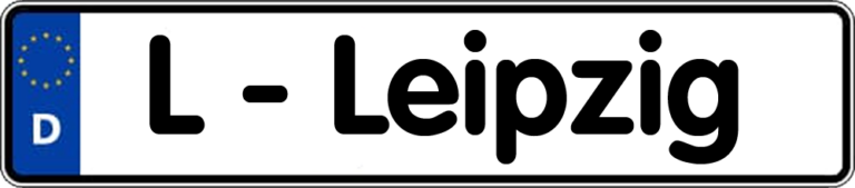 Leipzig hatte das DDR Kfz-Kennzeichen "S" und heute ein "L"